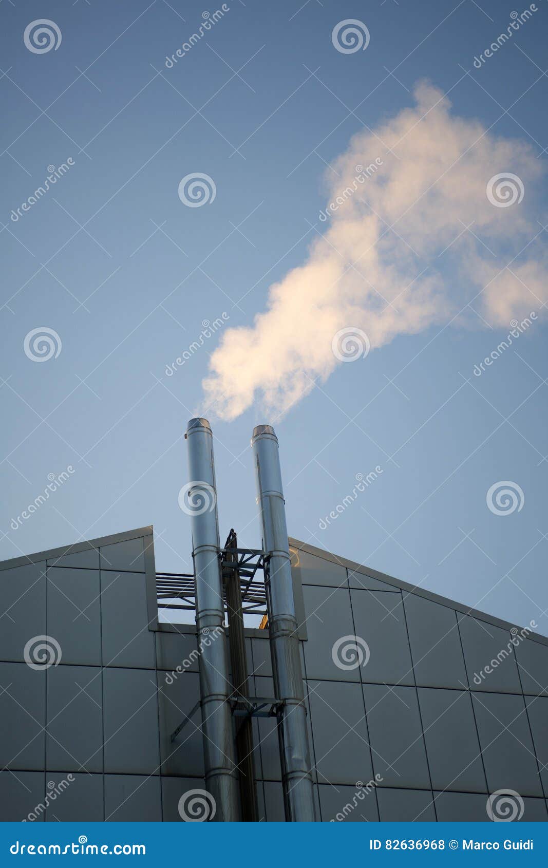 Column of smoke stock photo. Image of toxic, column, outdoor - 82636968