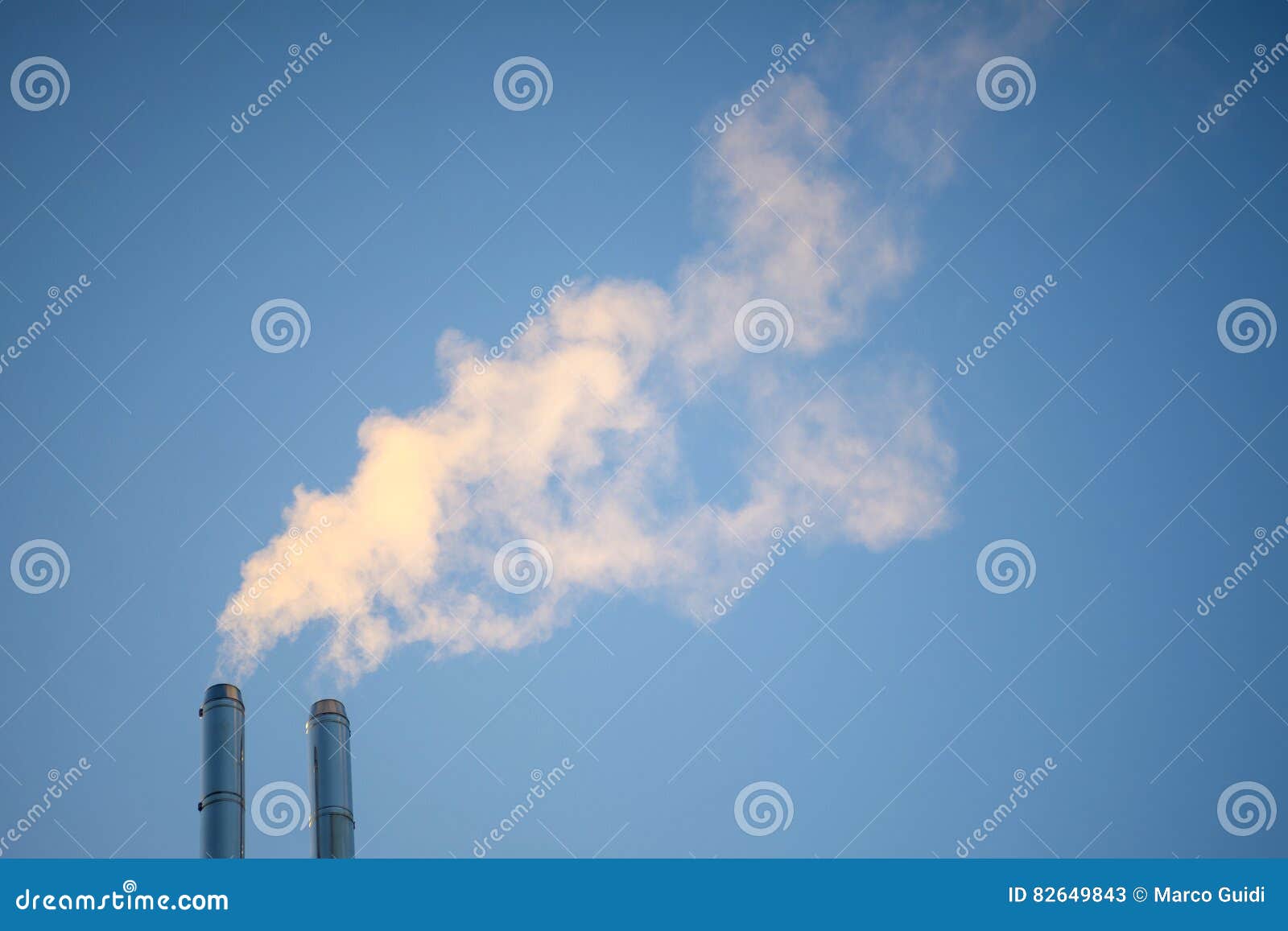 Column of smoke stock image. Image of toxic, pollution - 82649843