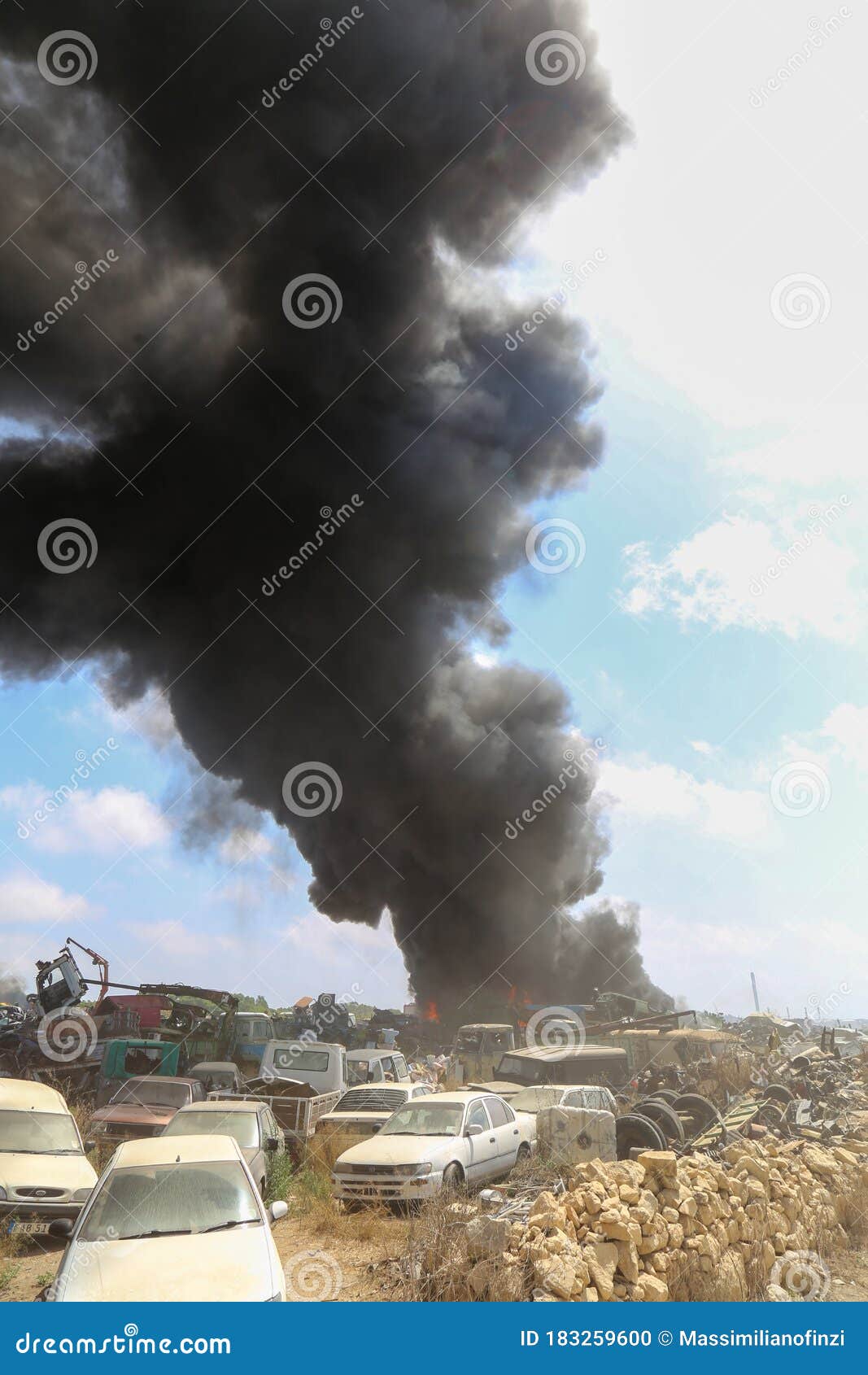 Column of smoke editorial image. Image of column, outdoor - 183259600