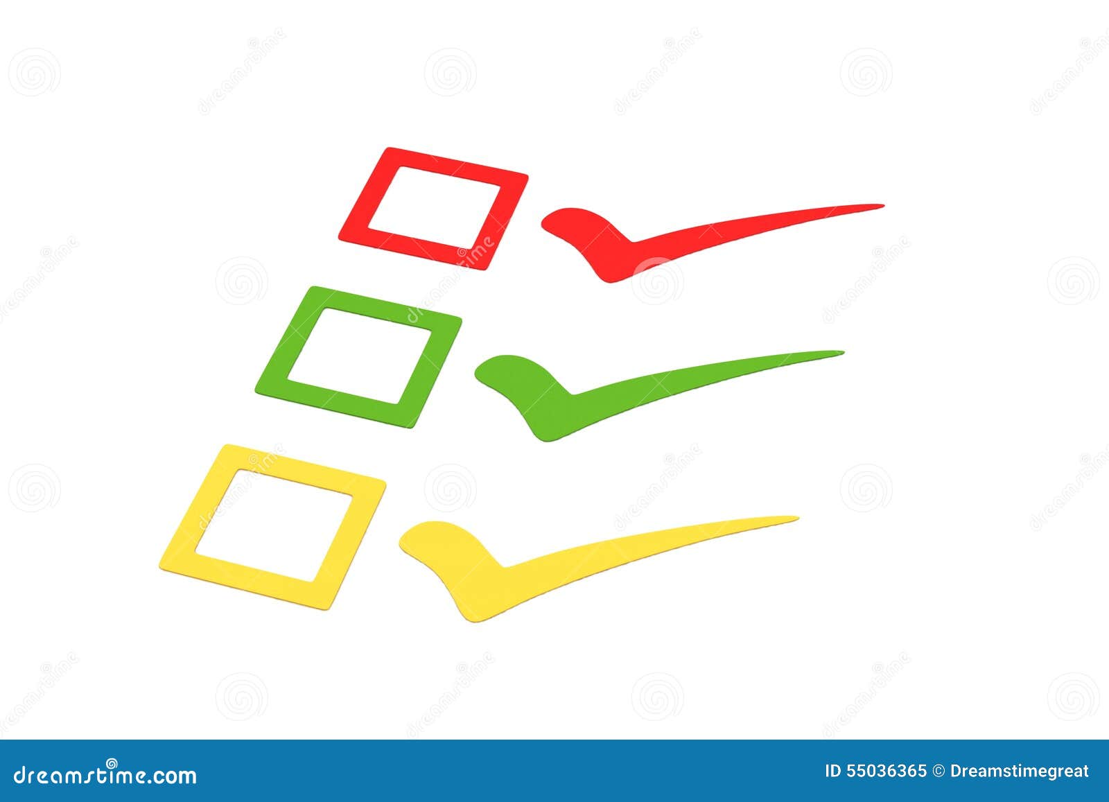 Column and tick mark stock illustration. Illustration of checklist ...
