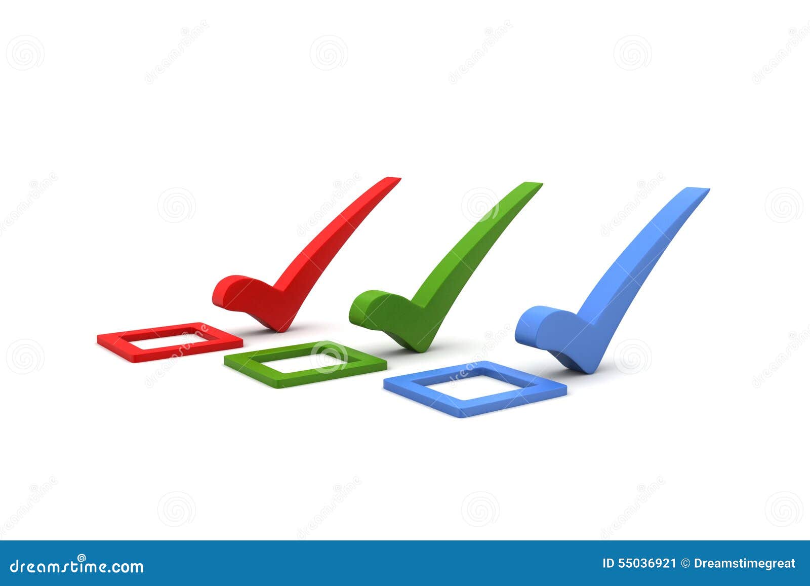 Column and tick mark stock illustration. Illustration of checkbox ...
