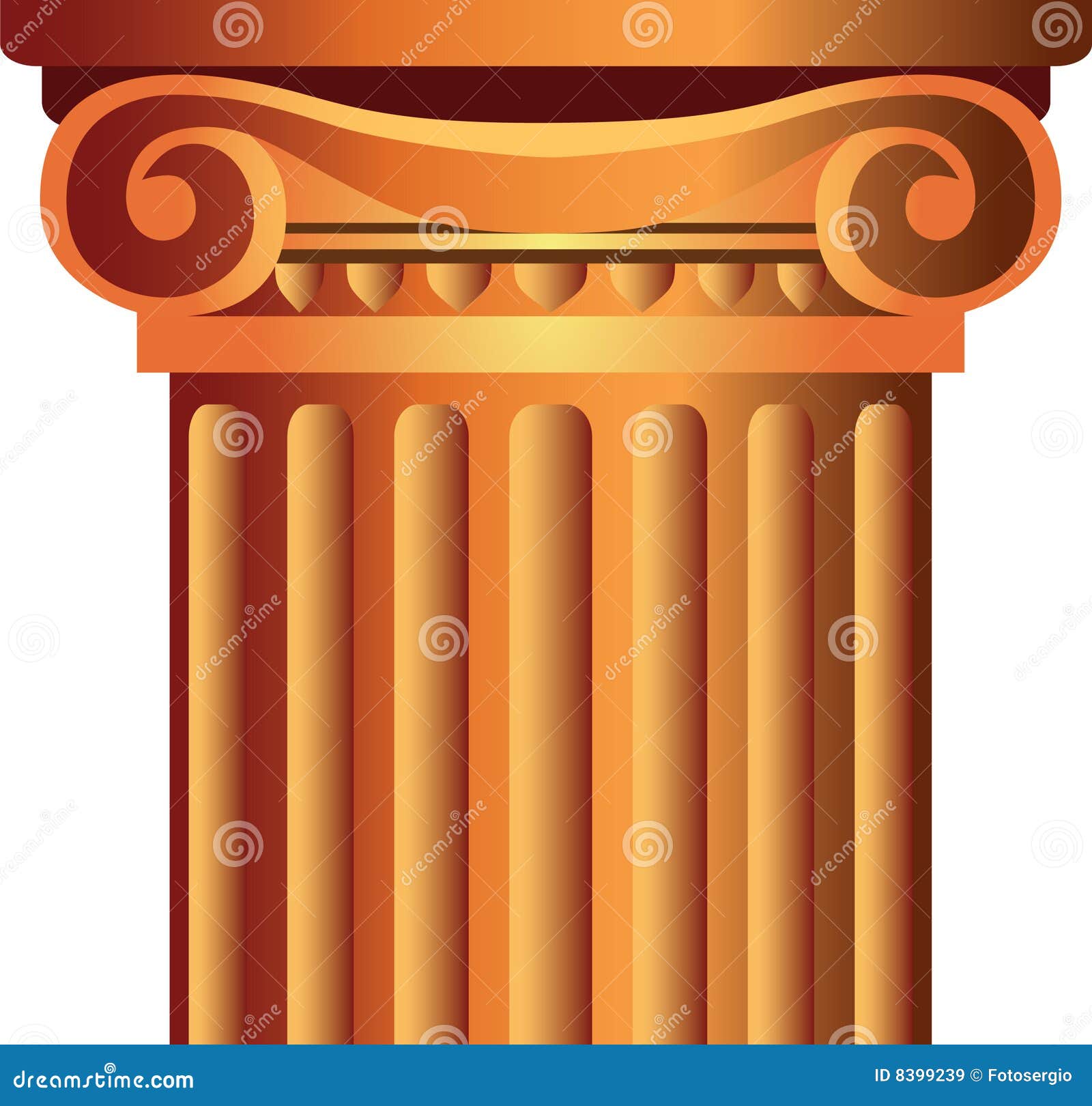 Isolated Column Chapiter Illustration Stock Vector - Illustration of ...