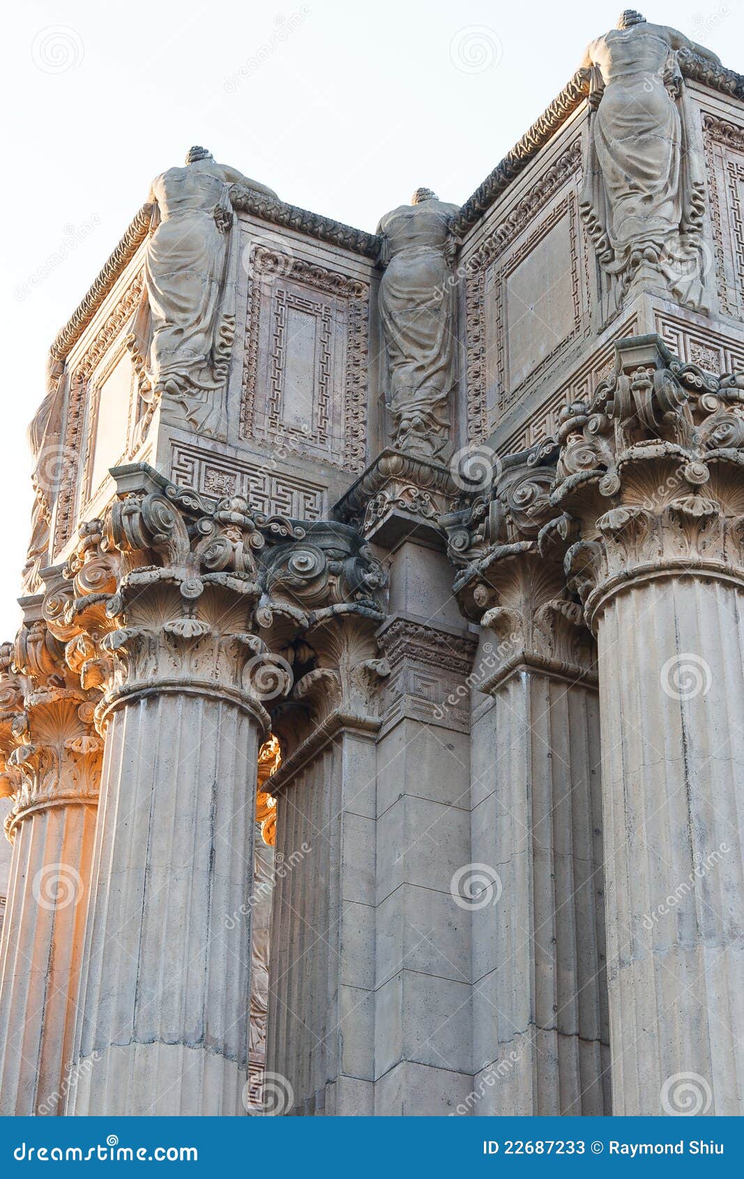 Column tops stock image. Image of roman, greek, landmark - 22687233