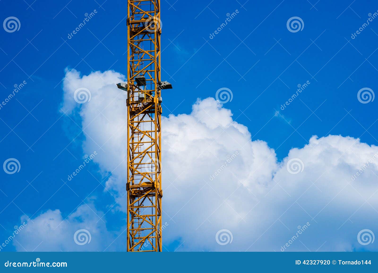 Column Of Tower Crane Stock Photography | CartoonDealer.com #42327920