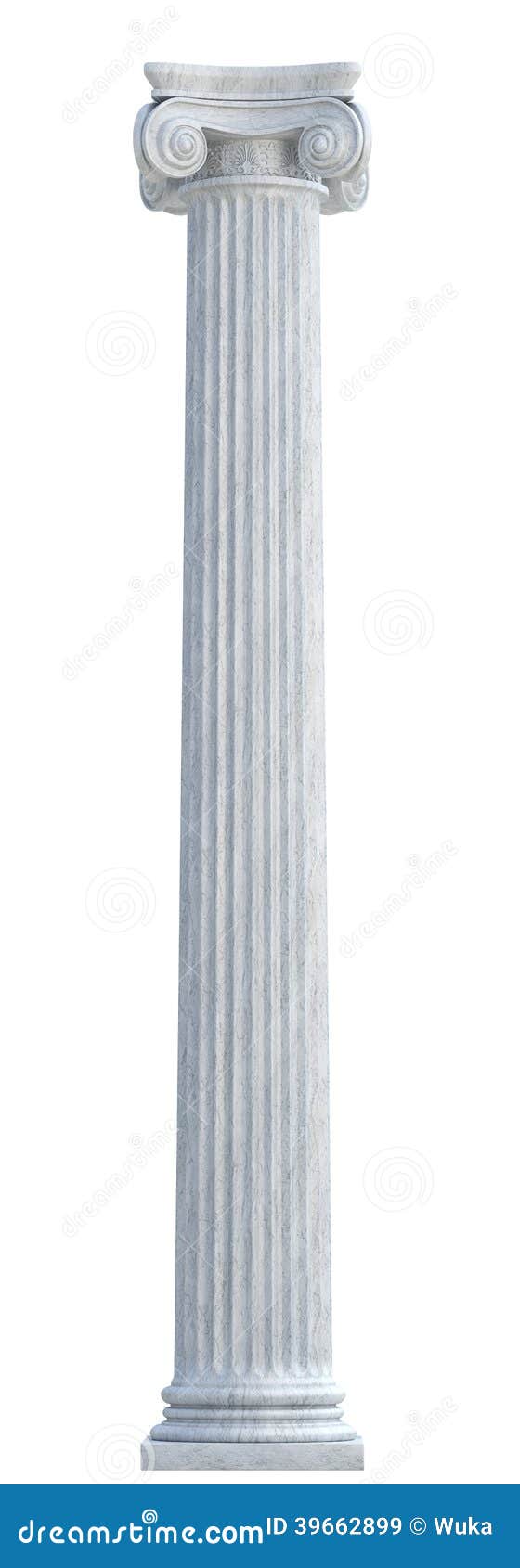 Columna aislada imagen de archivo. Imagen de pilar, griego - 39662899