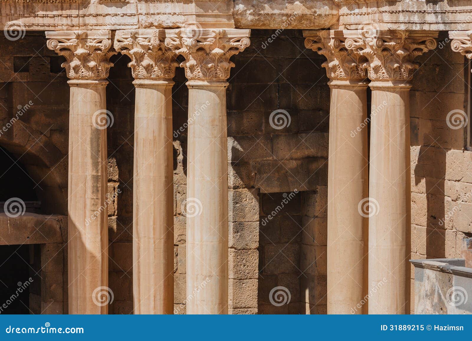 Columna romana antigua imagen de archivo. Imagen de romano - 31889215