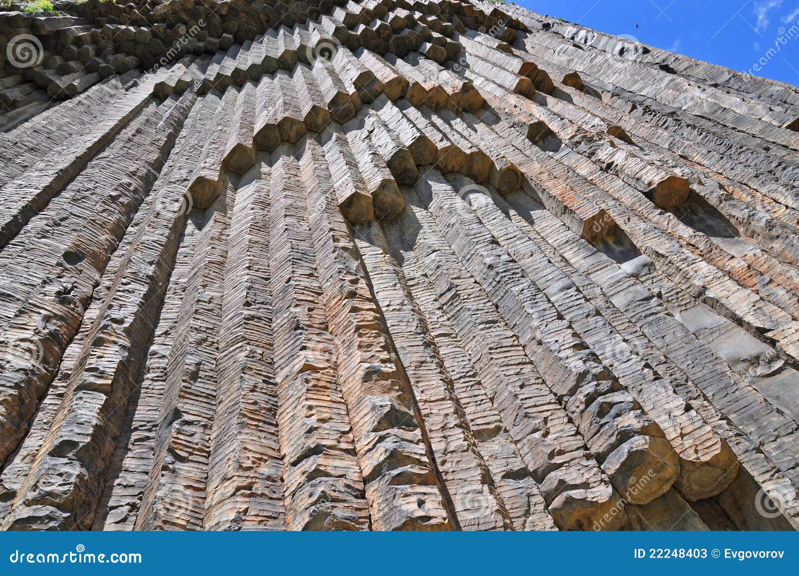 Columnas Del Basalto De La Garganta De Garni Imagen de archivo - Imagen ...