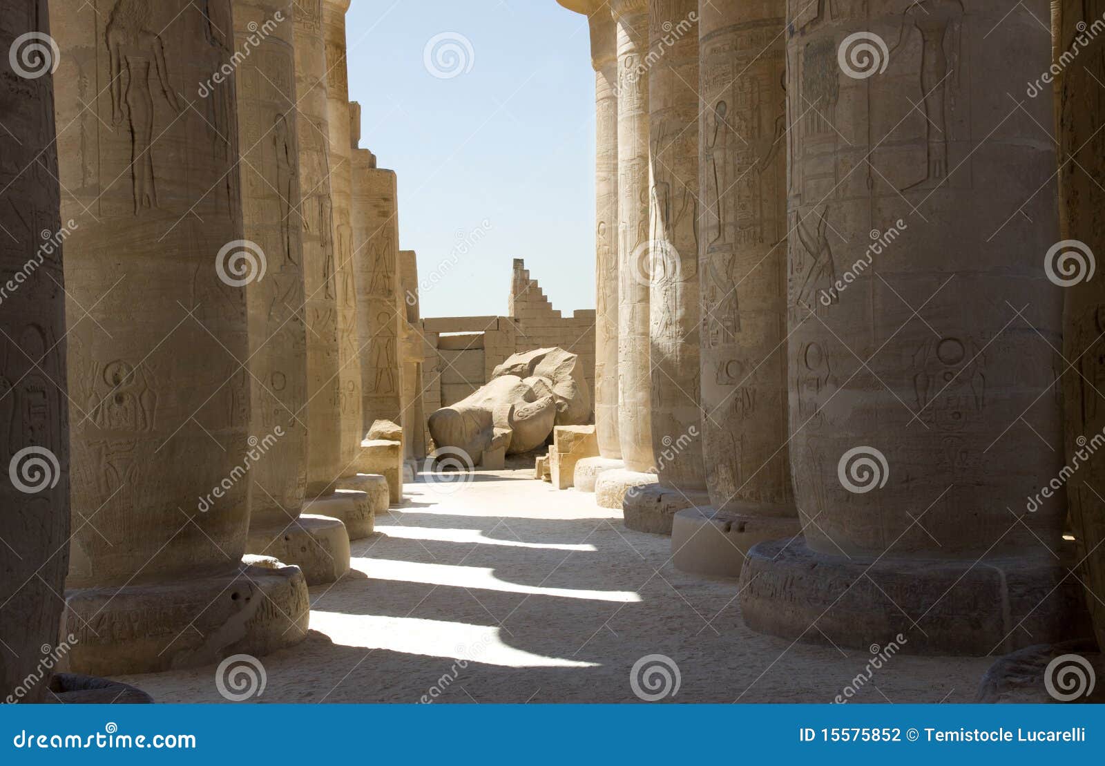 Columns stock photo. Image of middle, column, nile, ruins - 15575852
