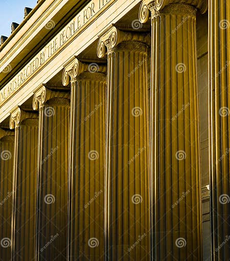 Columns stock photo. Image of front, legal, style, column - 16124324