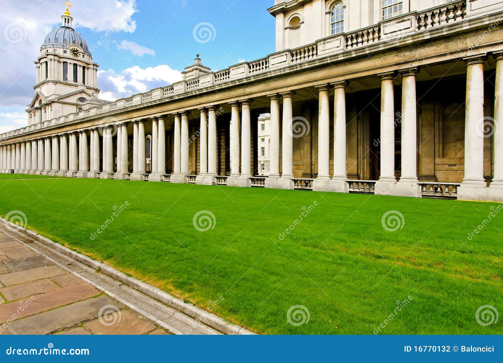 Columns stock photo. Image of campus, england, university - 16770132