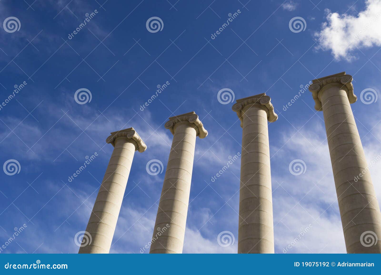 Columns stock photo. Image of medieval, landmark, site - 19075192