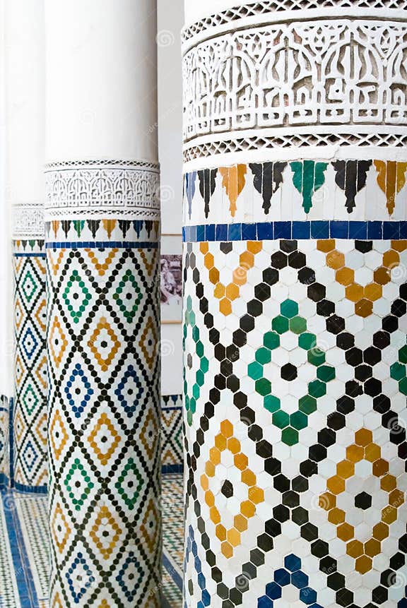 Columns stock image. Image of architecture, desert, marocco - 2358349