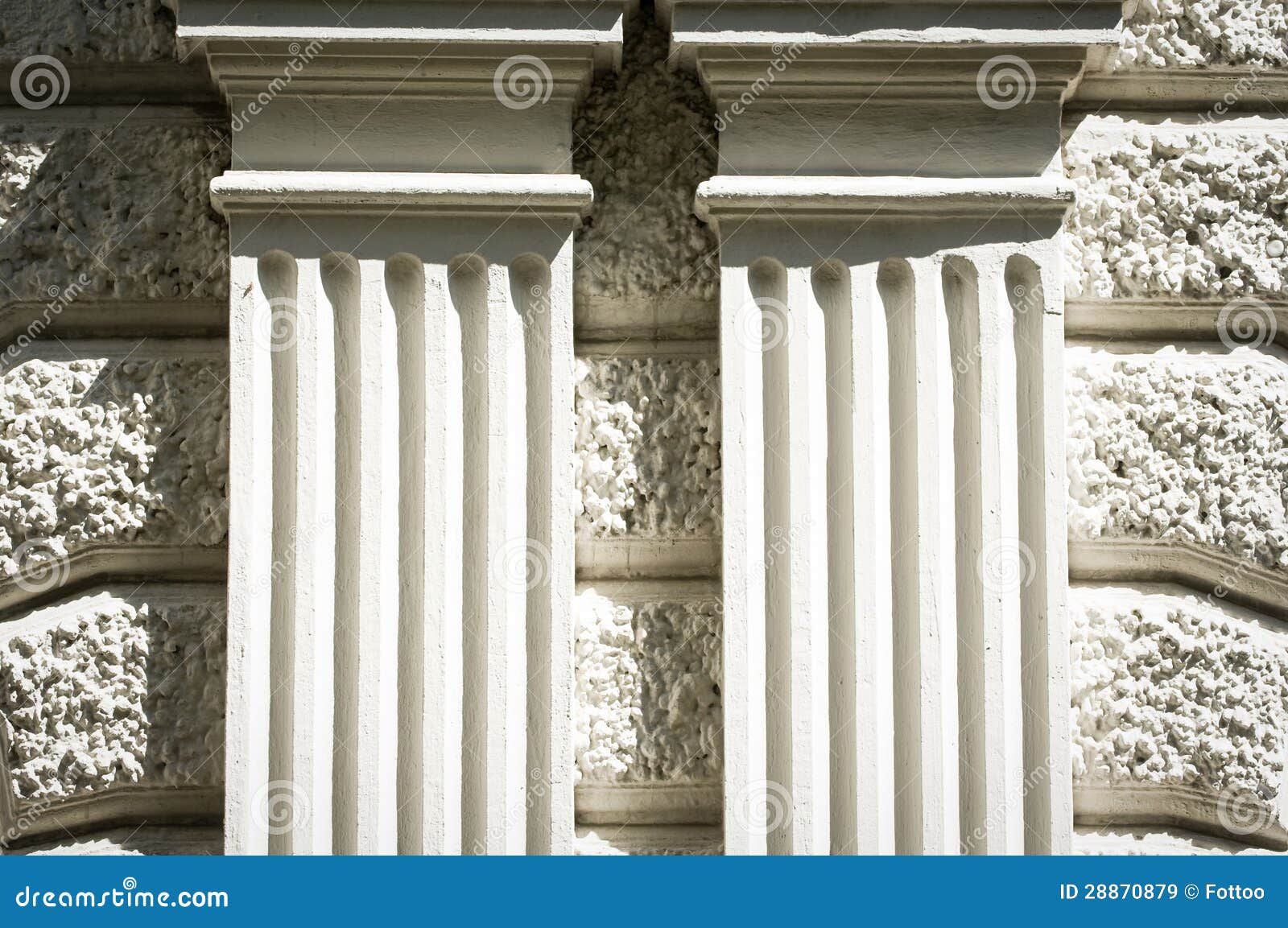 Columns stock image. Image of frame, architecture, facade - 28870879