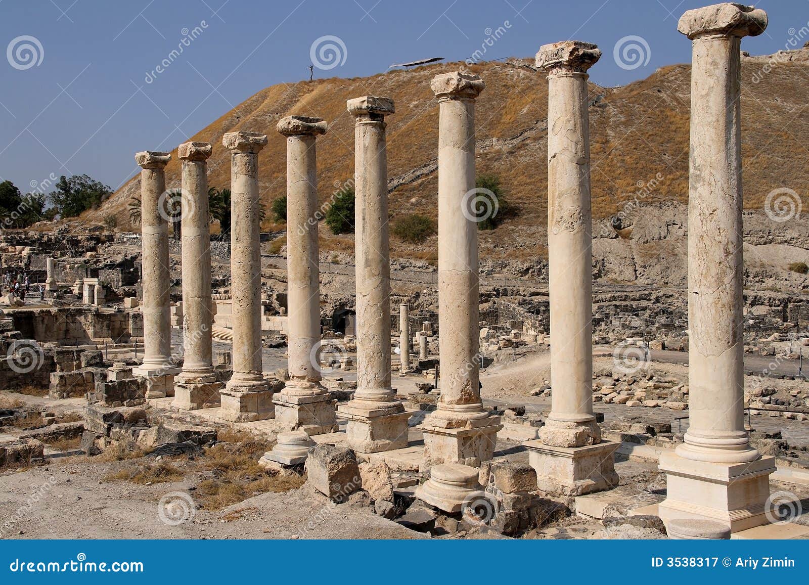 Columns stock image. Image of mountains, decamanus, style - 3538317
