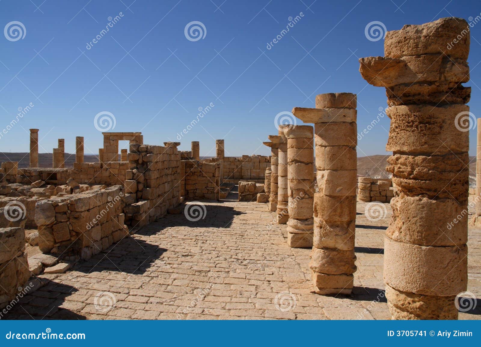 Columns stock image. Image of columns, antiquities, israel - 3705741