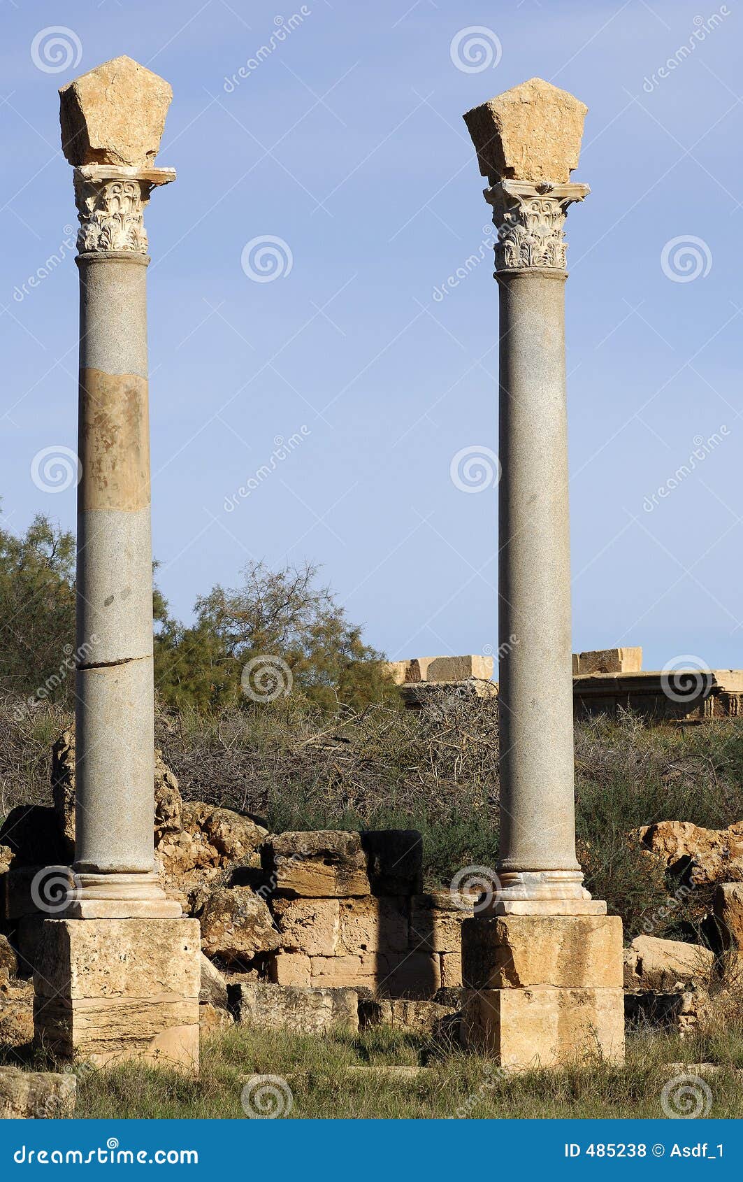 Columns stock photo. Image of ancient, african, empire - 485238