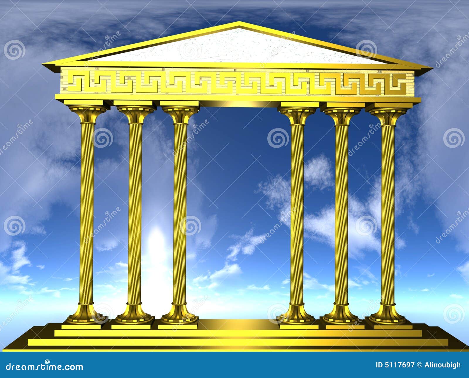 Columns stock illustration. Illustration of concept, construction - 5117697