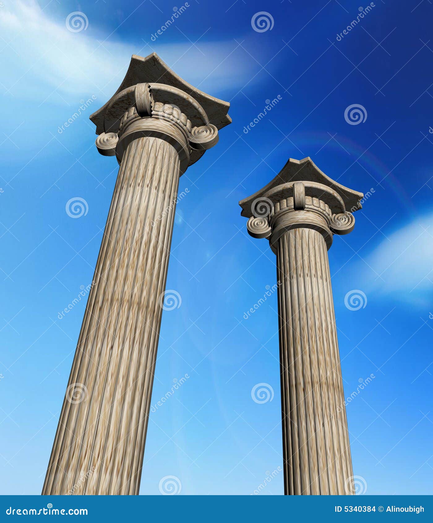 Columns stock illustration. Illustration of graphics, artistic - 5340384