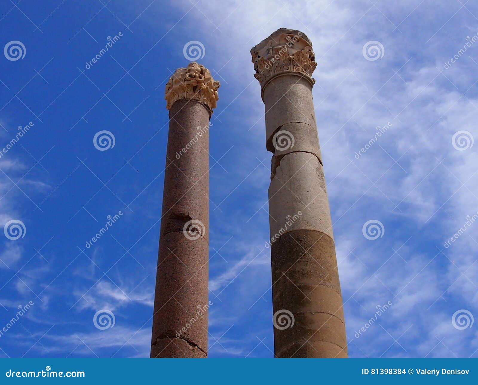 Columns of Ancient Carthage Stock Photo - Image of columns ...