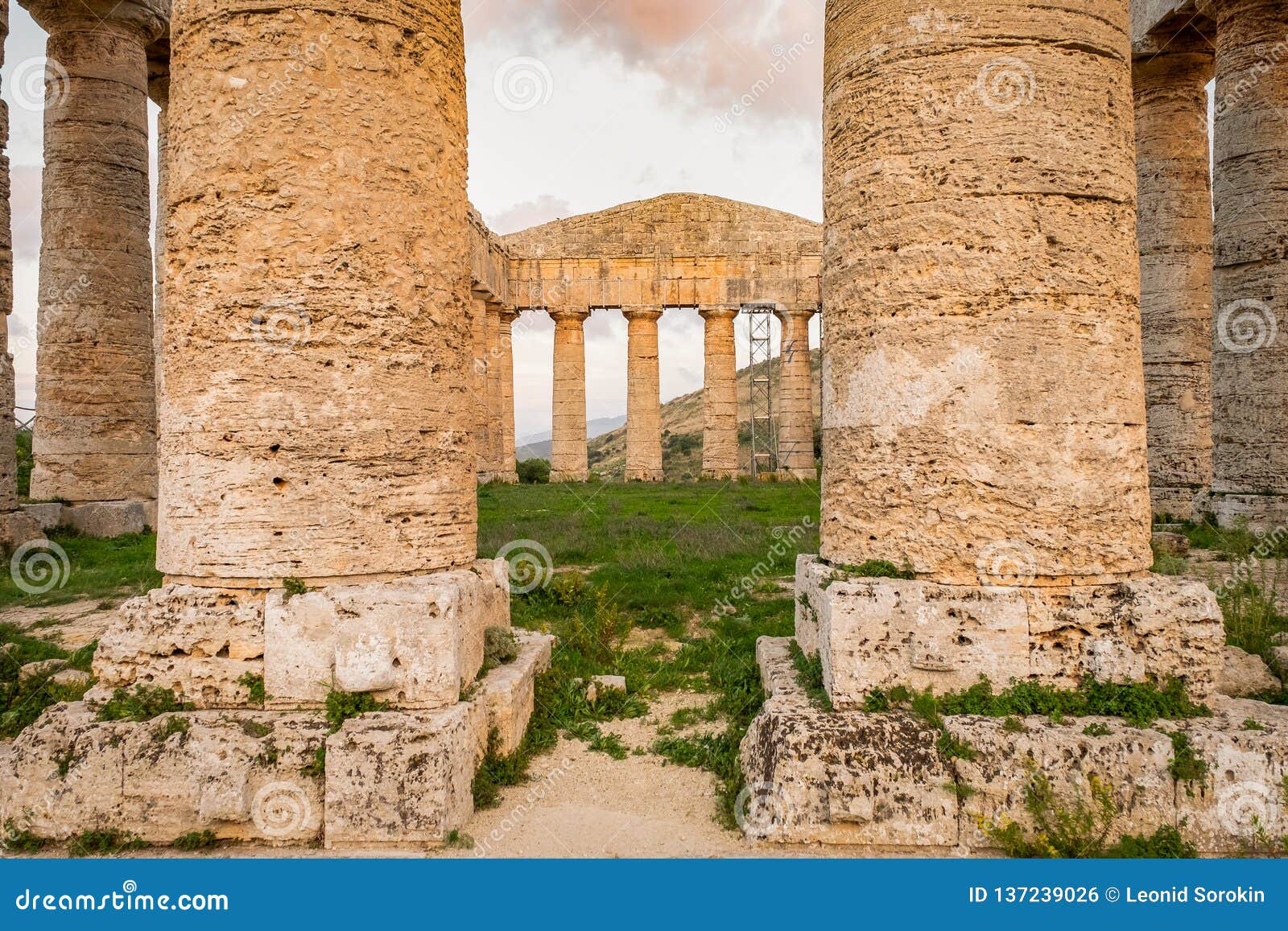 Columns of Ancient Greek Temple Classical Architecture Temples Ancient ...