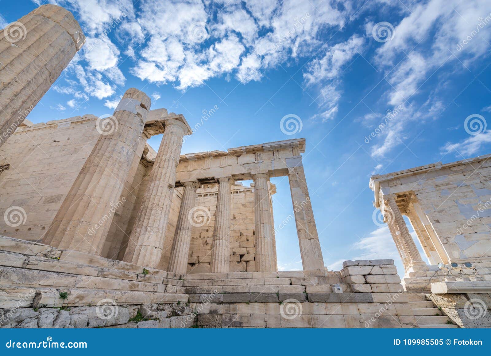 Acropolis in Athens stock image. Image of greek, greece - 109985505
