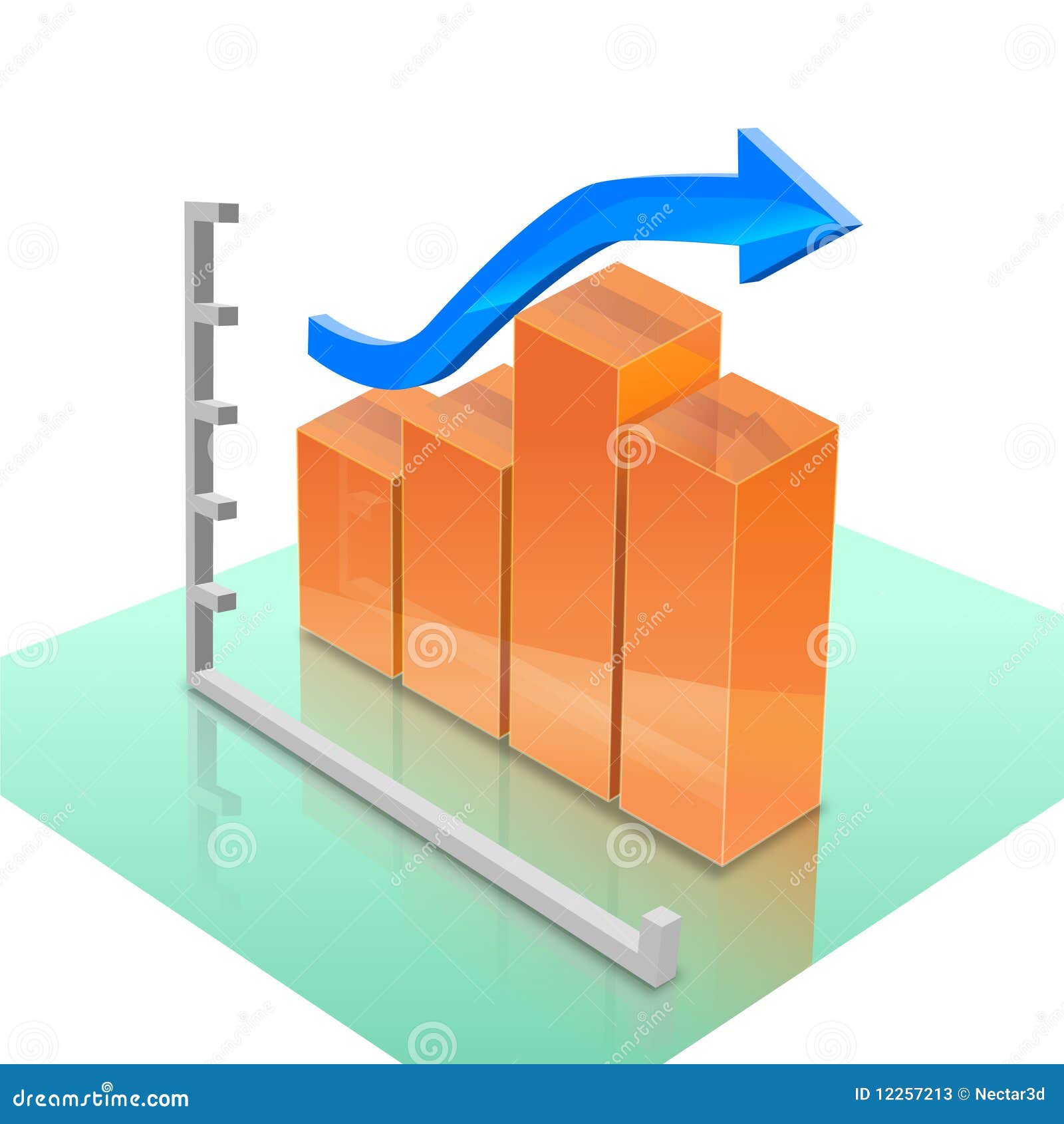 Columns_arrow illustration stock. Illustration du accomplissement ...