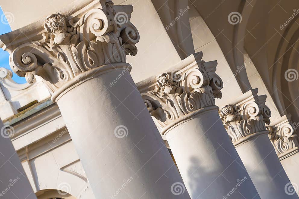 Columns. Art and Architecture Stock Image - Image of structure, detail ...