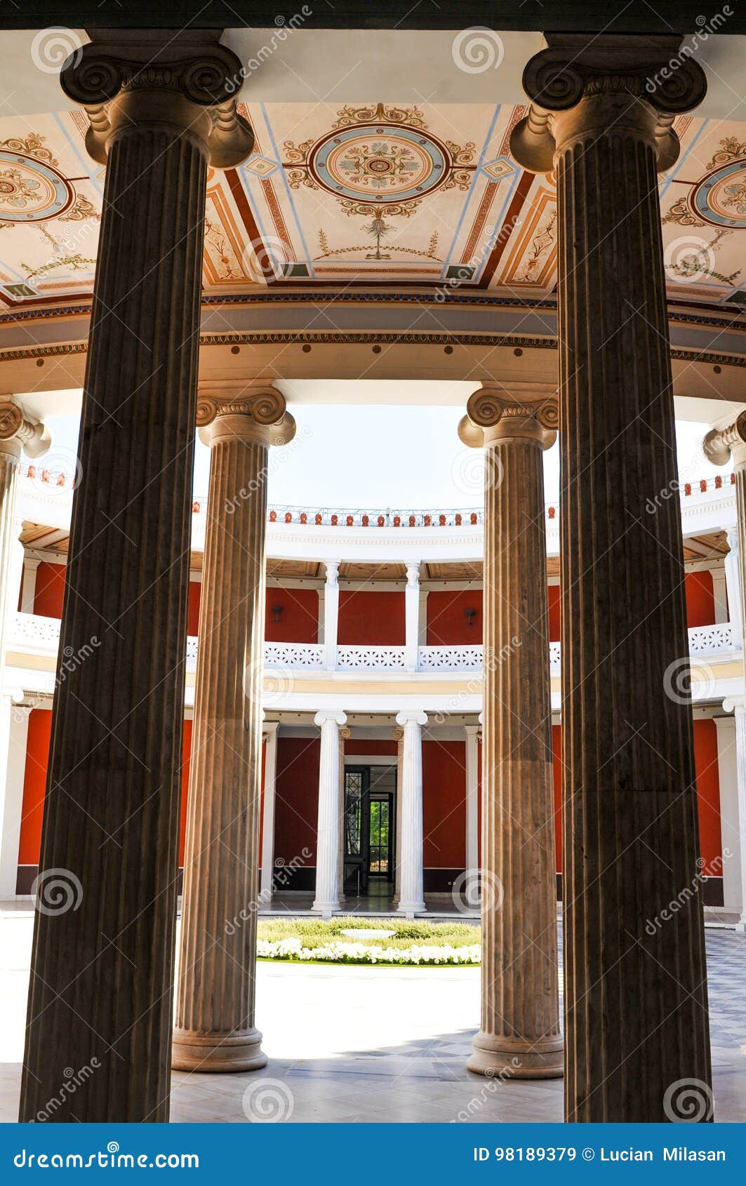 Columns in Athens, Greece stock image. Image of columns - 98189379
