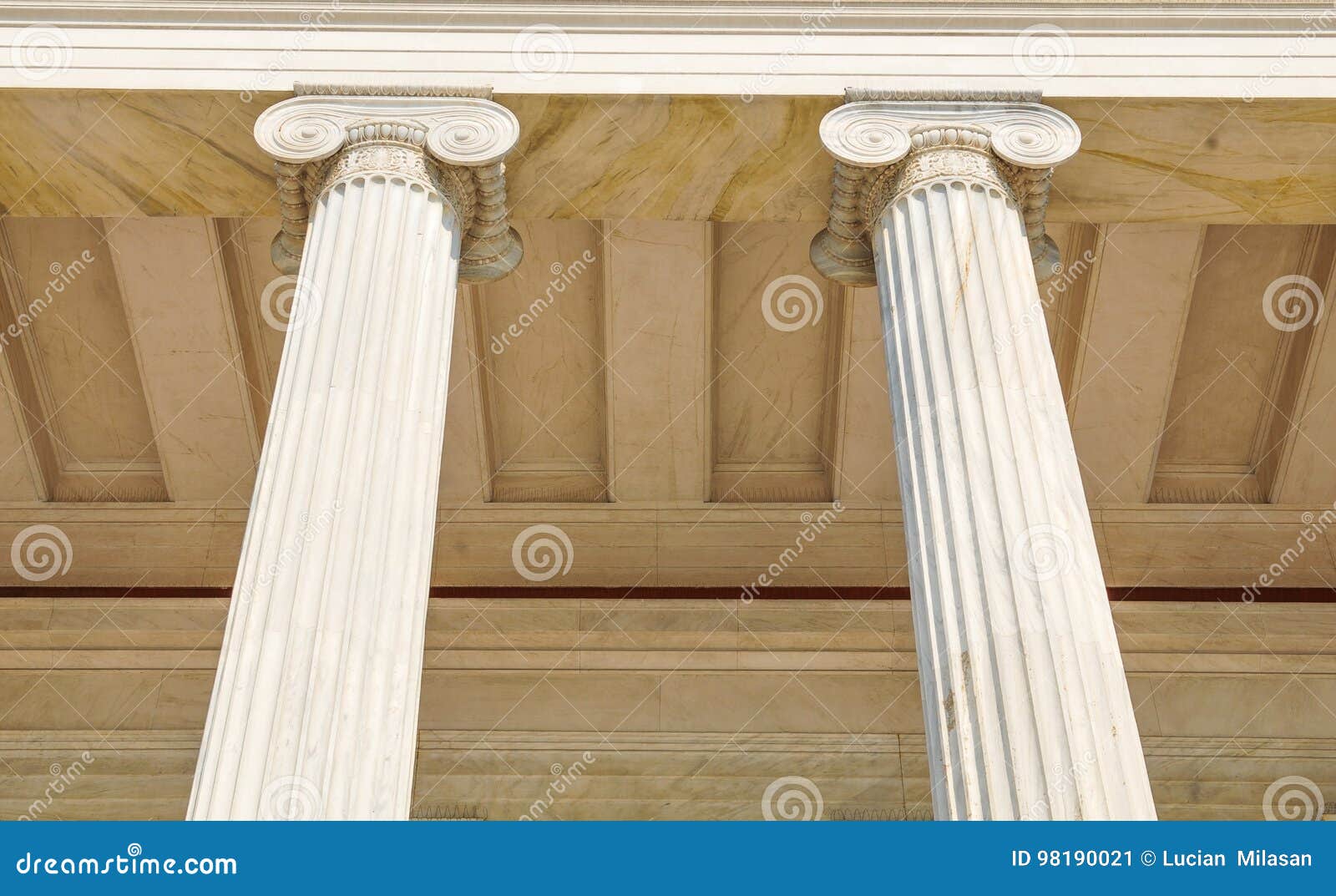 Columns in Athens, Greece stock image. Image of antiquity - 98190021