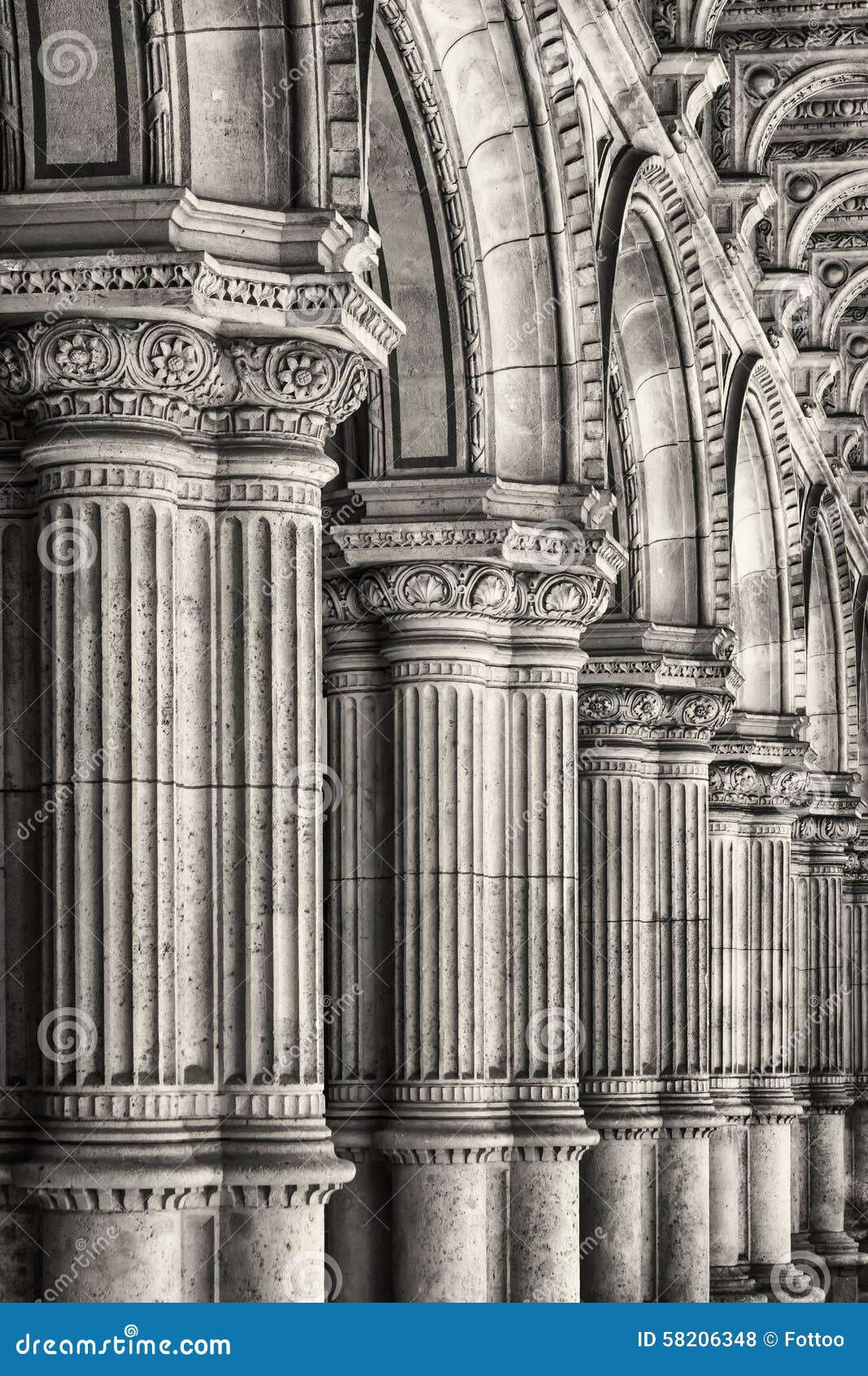 Columns stock photo. Image of arch, frame, ancient, archway - 58206348
