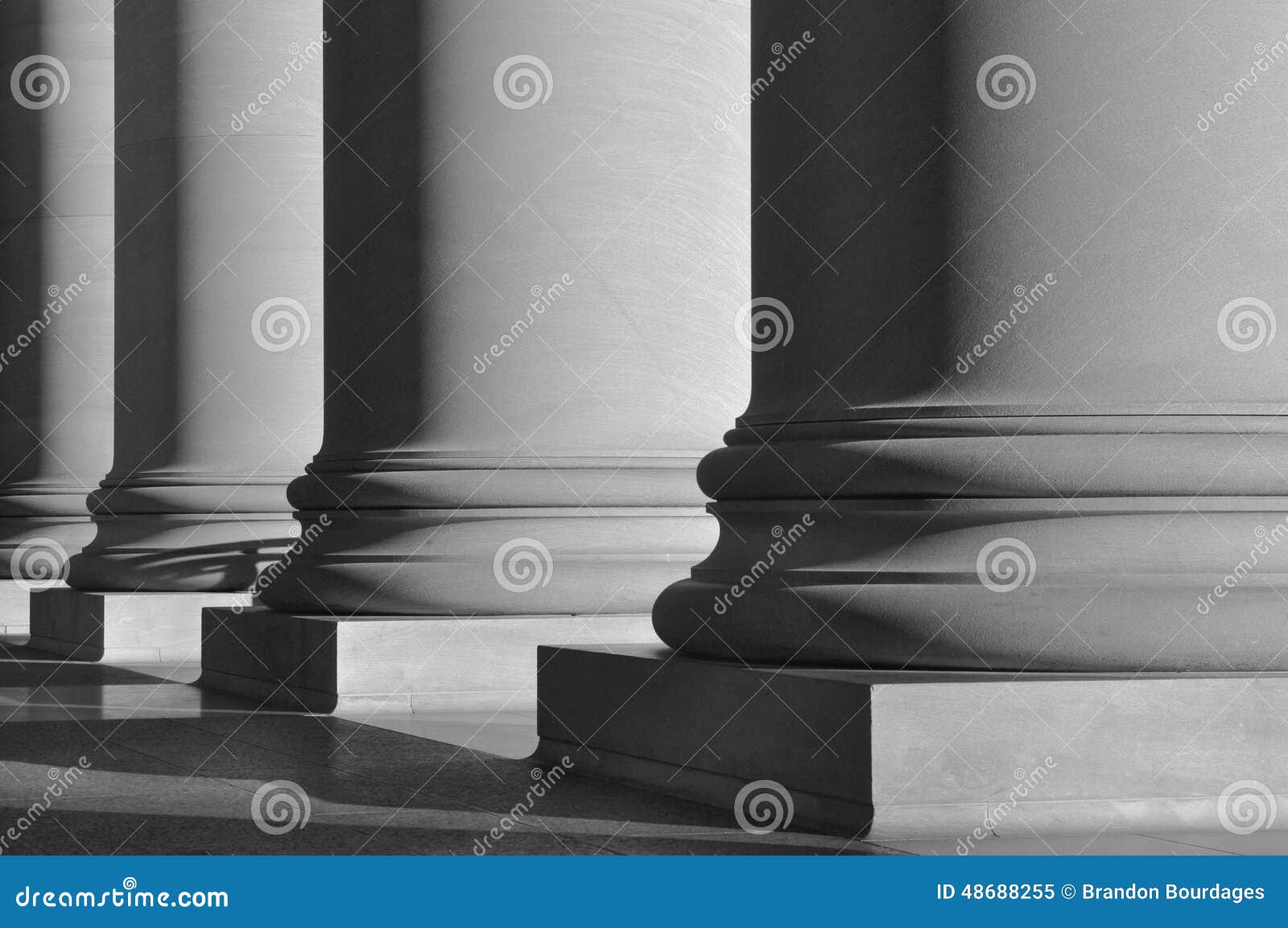 Columns stock image. Image of election, light, architecture - 48688255