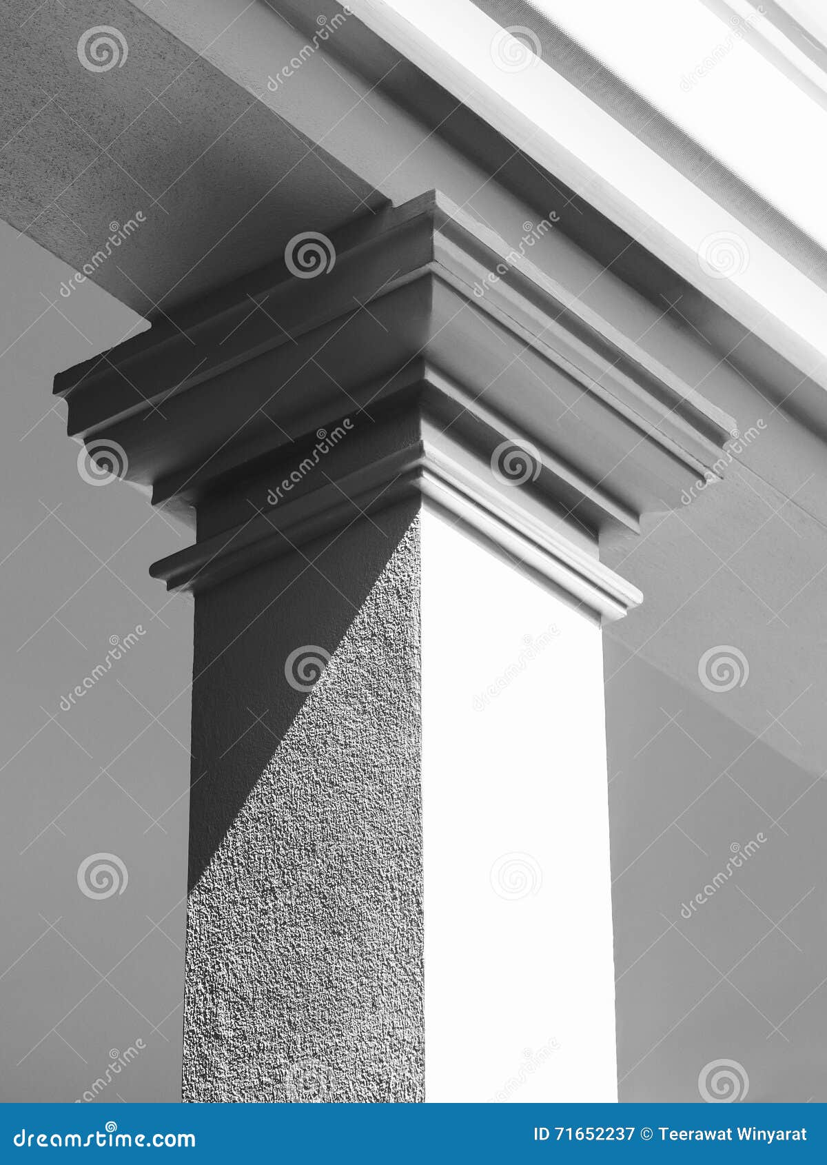 Columns Building Architecture Details Abstract Background Stock Image ...