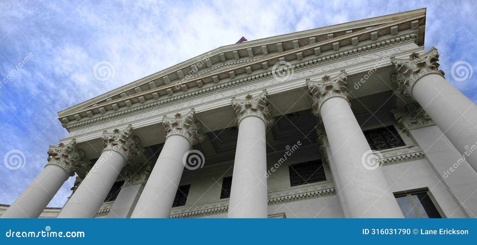 Columns on Building Pavilion Showing Architecture Design and Decorative ...