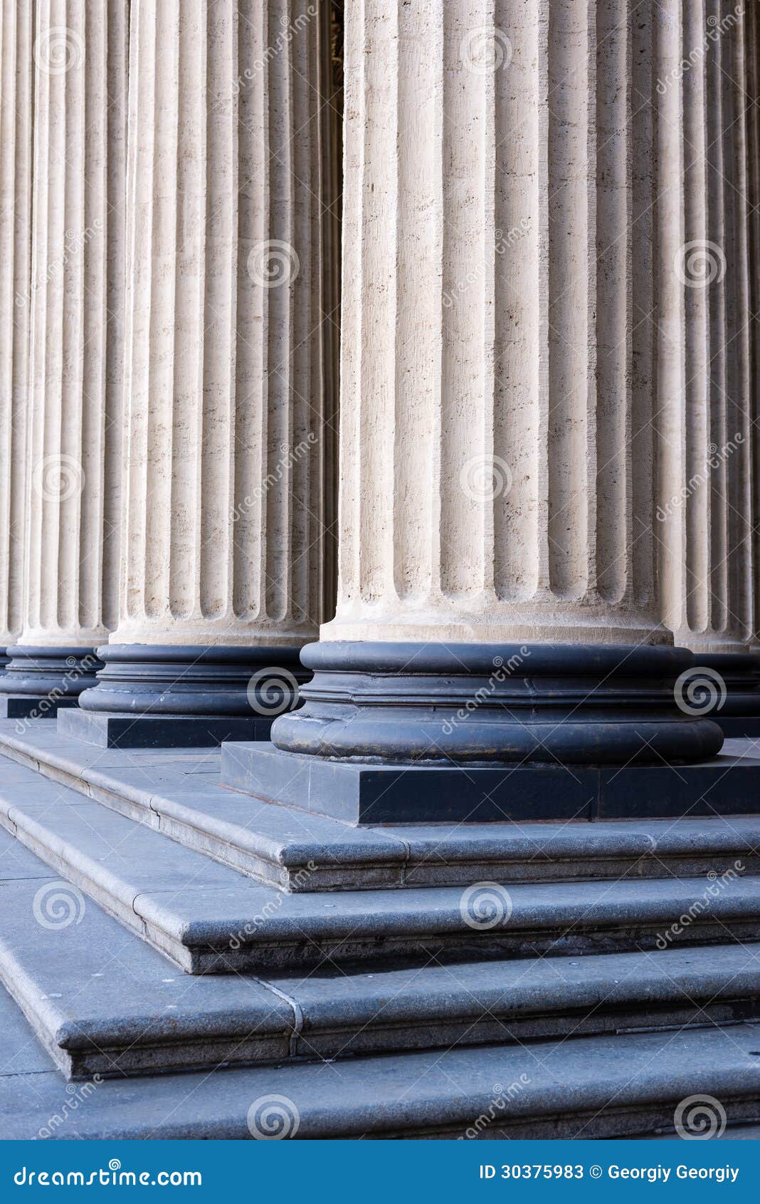 Columns stock image. Image of capital, greek, architecture - 30375983