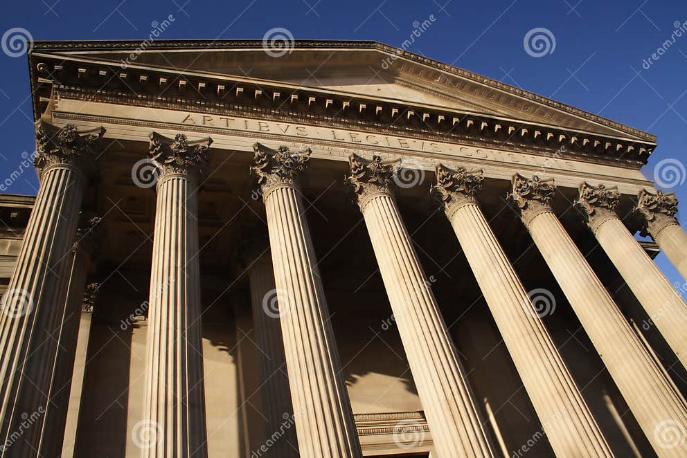 Columns of a courthouse stock photo. Image of architecture - 1177714