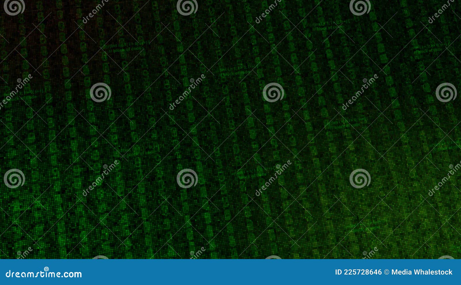 Encrypted Binary ASCII Computer Code On Black Background. Green Binary Code Computer Stock ...