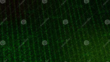 Columns of Encrypted Numbers. Motion. Binary Pillars on Background of ...