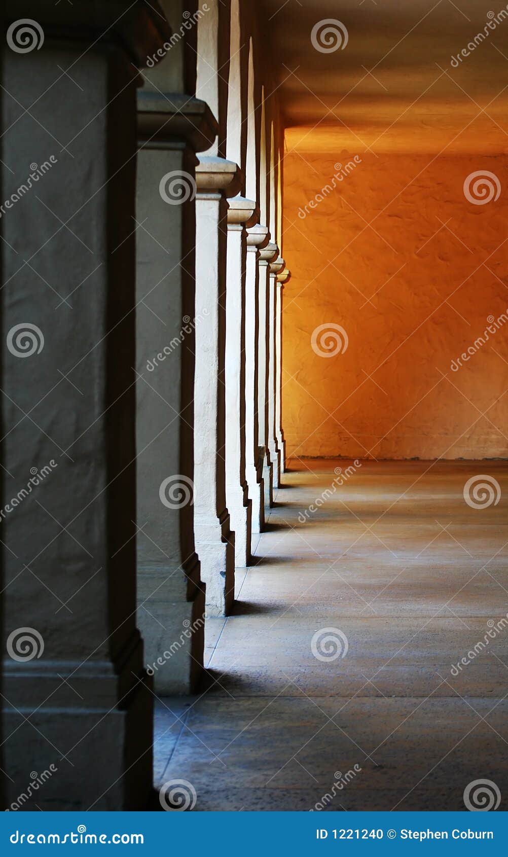 Columns (Focus on Middle Column) Stock Photo - Image of architecture ...