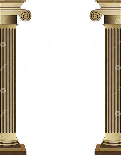 Columns gateway Frame stock illustration. Illustration of shape - 32745801