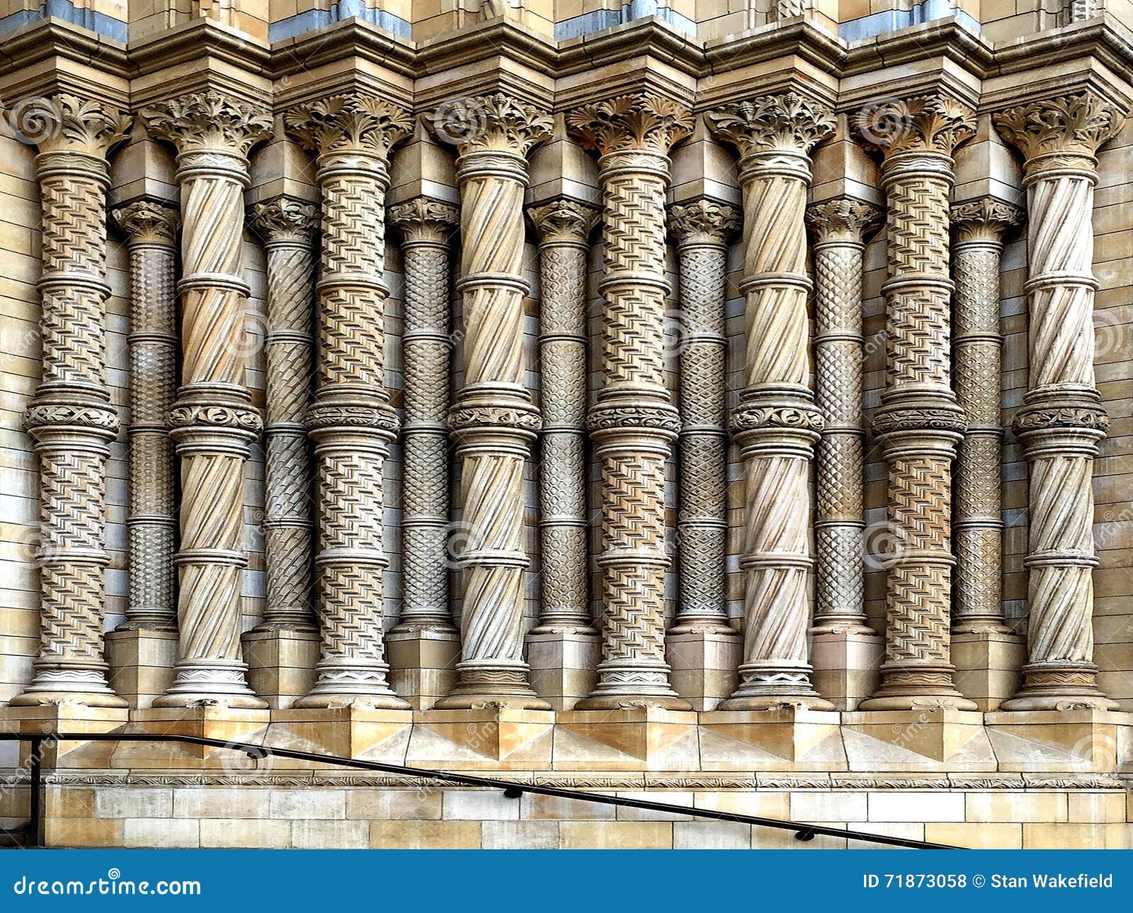 Columns stock photo. Image of cones, geometrically, columns - 71873058