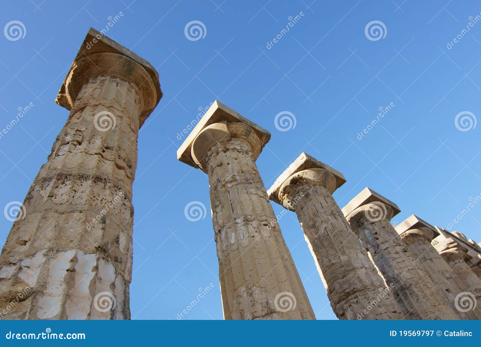 Columns Greek Temple stock image. Image of magna, temples - 19569797