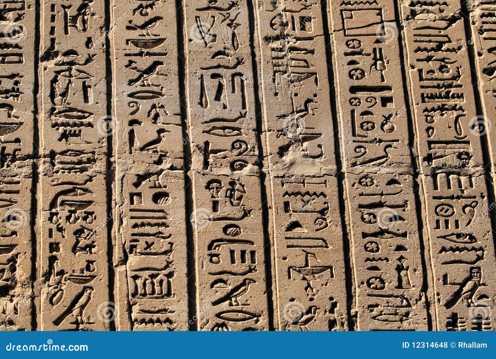 Columns of hieroglyphs stock photo. Image of bank, column - 12314648