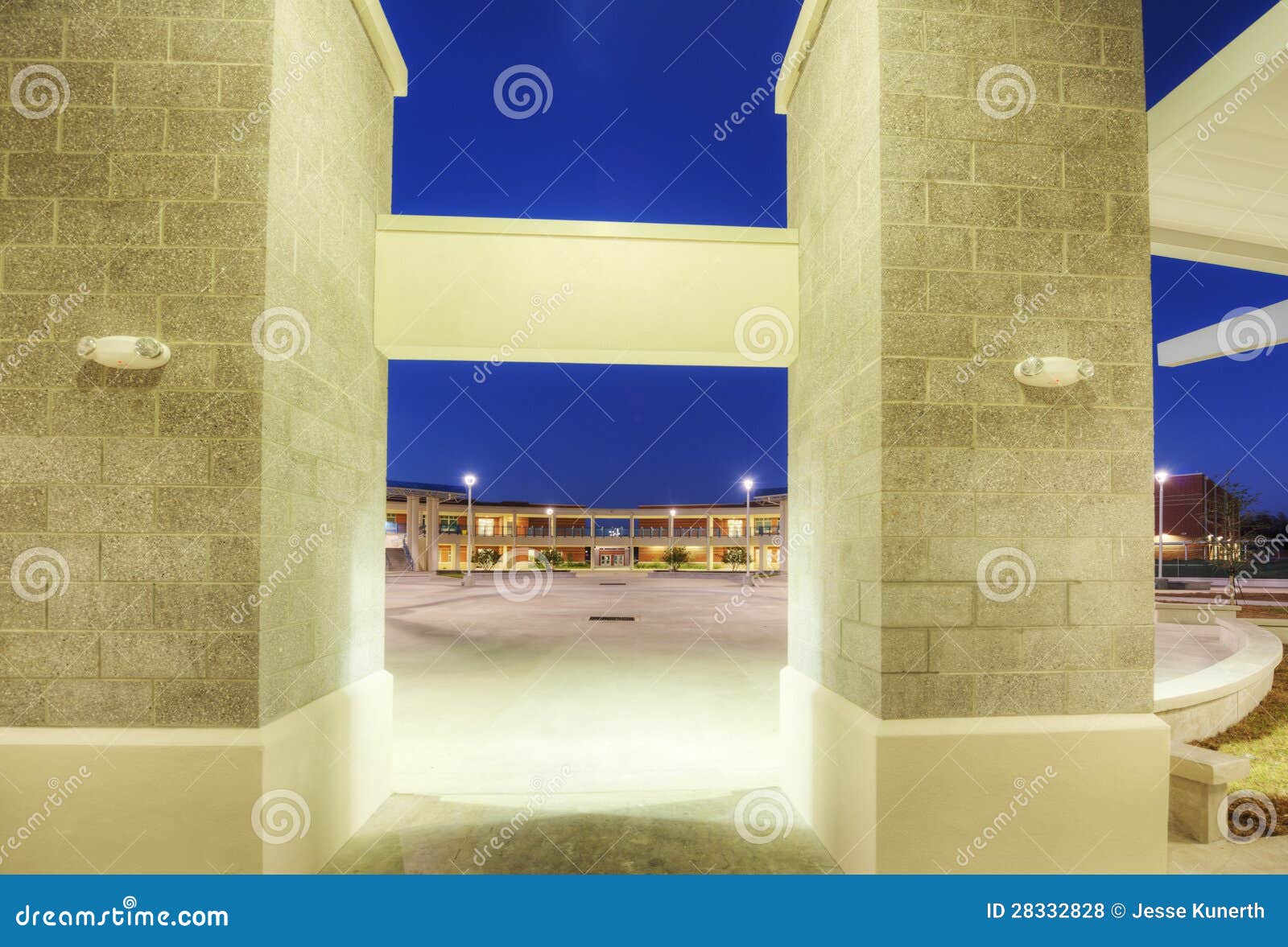 Columns at High School stock photo. Image of river, florida - 28332828