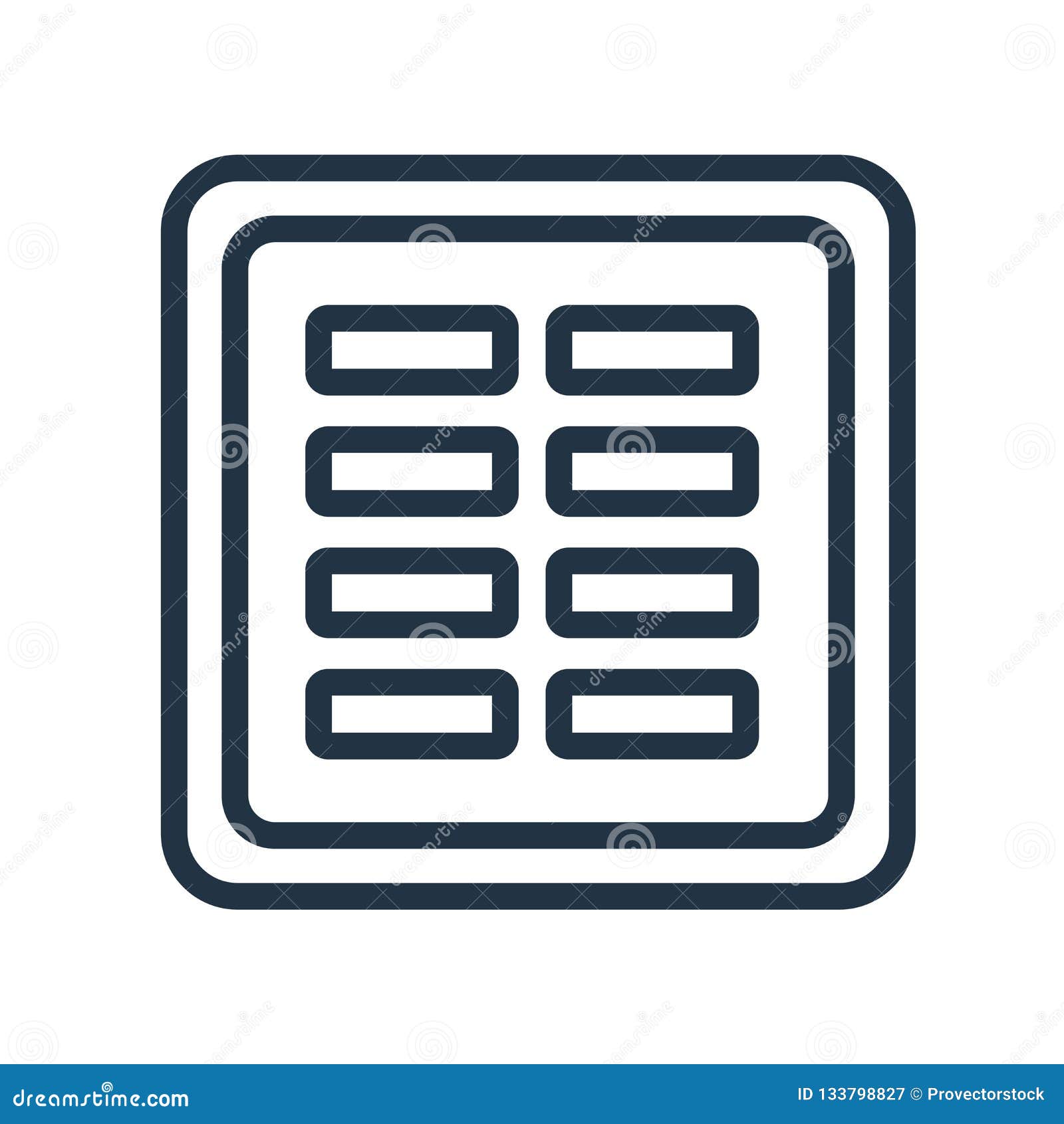 Columns Icon Vector Isolated on White Background, Columns Sign Stock ...