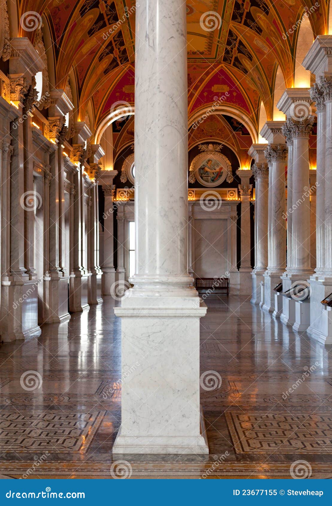 Columns of Library Congress in Washington DC Editorial Image - Image of ...