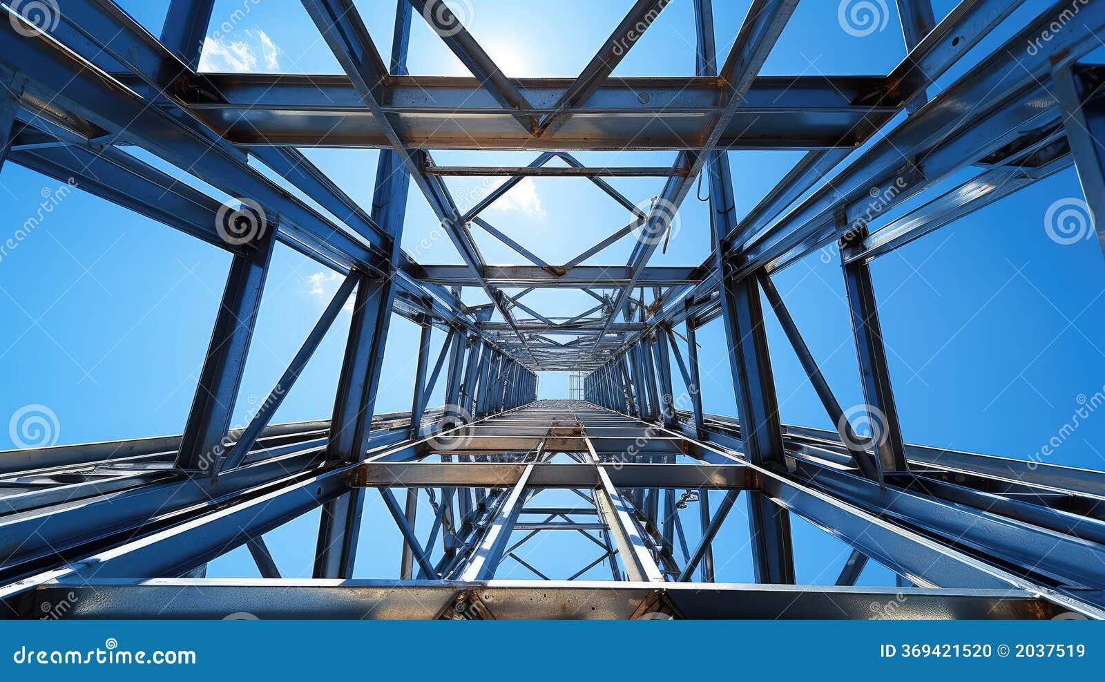 Columns Metal Framework Royalty-Free Cartoon | CartoonDealer.com #369421520