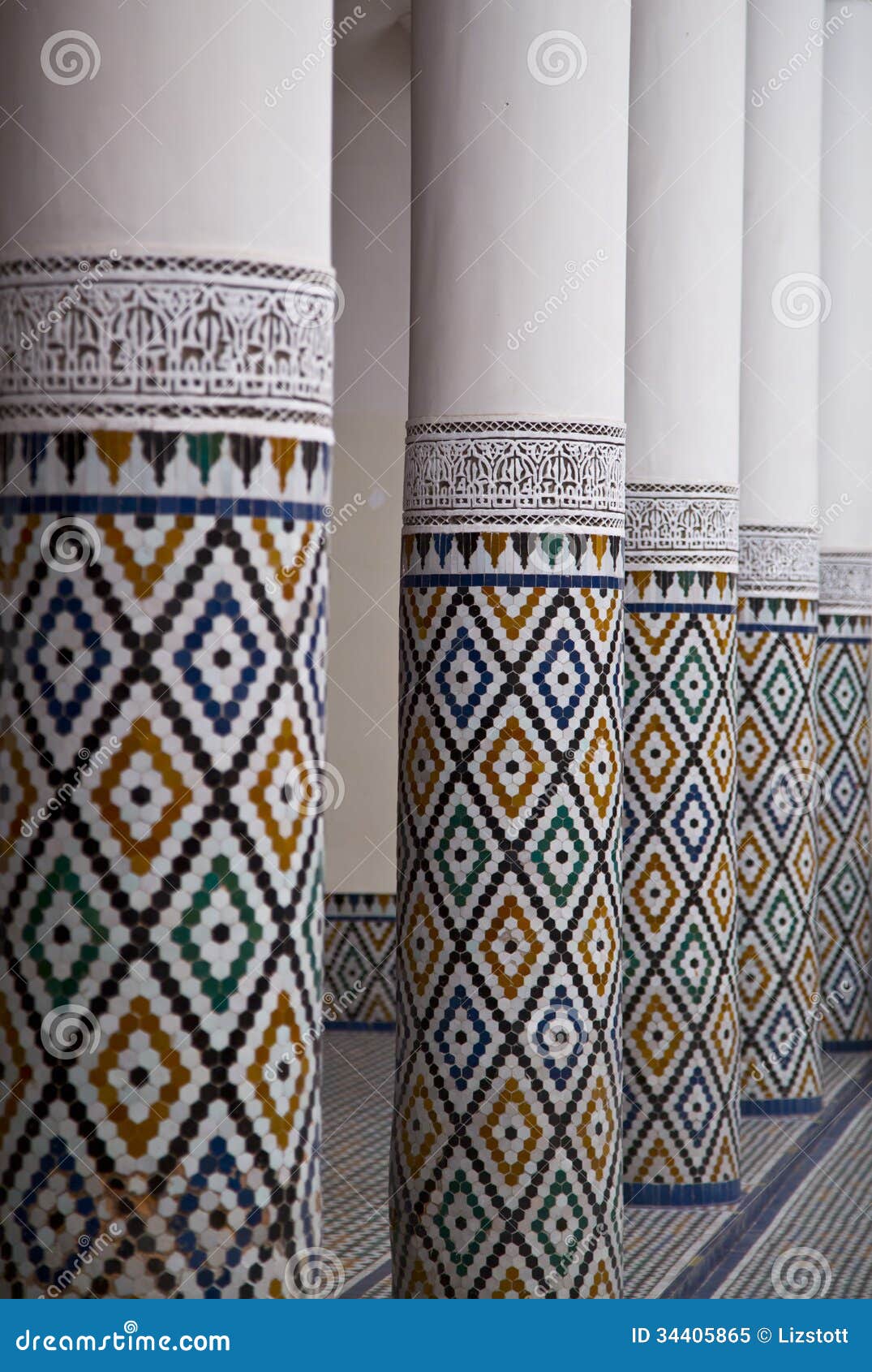 Columns stock image. Image of filigree, islam, traditional - 34405865