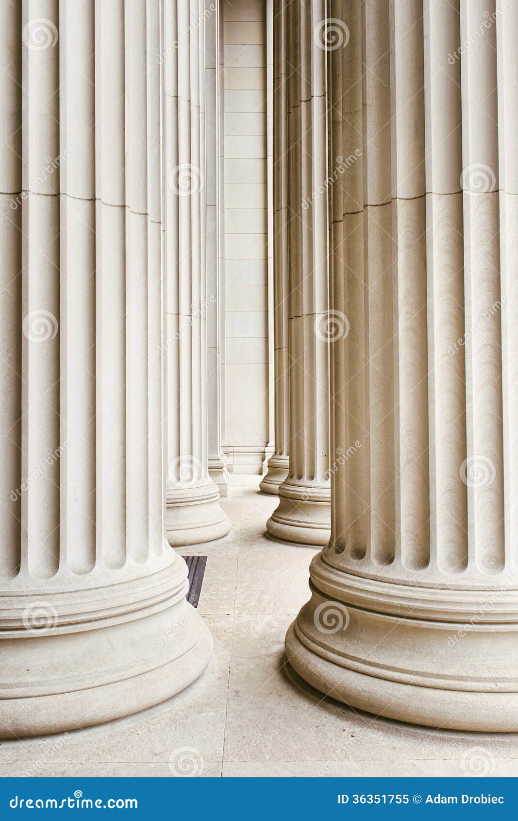 Columns old building stock image. Image of supporting - 36351755