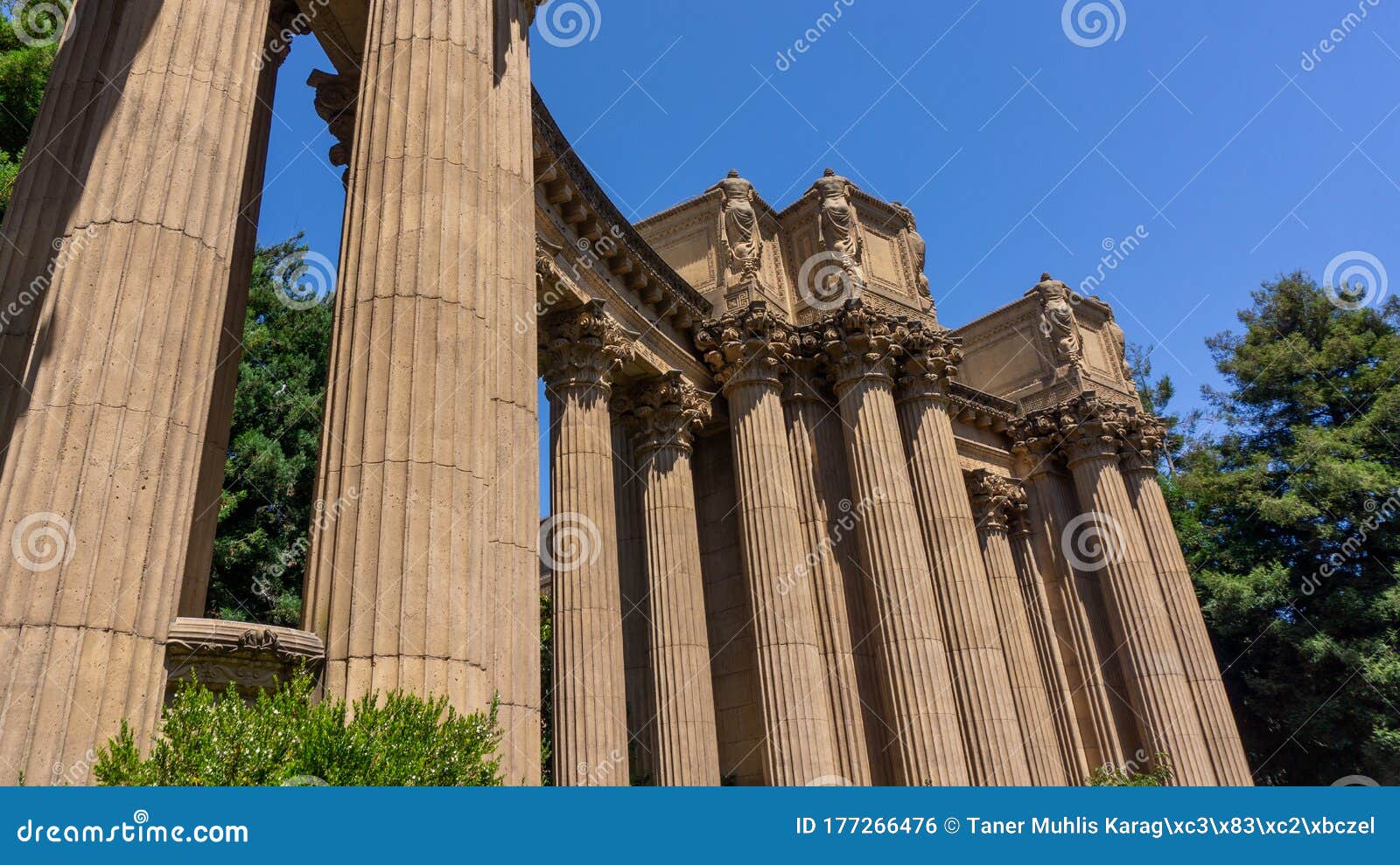 Columns in Palace of Fine Arts in San Francisco Editorial Photo - Image ...