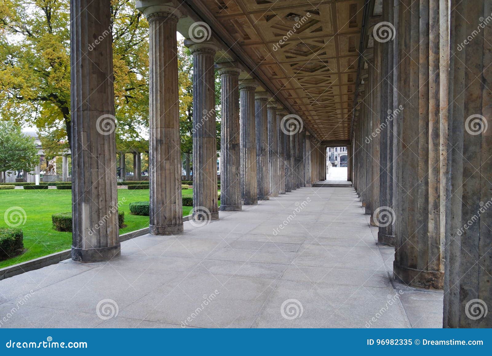 Pathway Through Columns Royalty-Free Stock Photo | CartoonDealer.com ...
